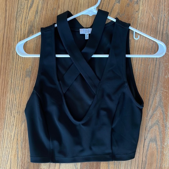 Tobi | Tops | Tobi Crisscross Crop Tank Top | Poshmark